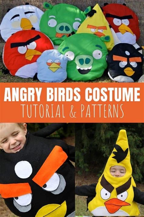 Angry Birds Costume Tutorial And Patterns Angry Birds Costumes Angry