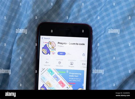 New York Usa 1 June 2021 Progate Learn To Code Mobile App Logo On