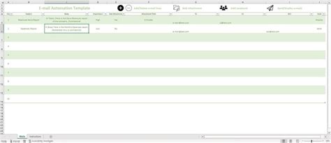 Excel Automation Template Automated E Mails Importance Attachments Etsy