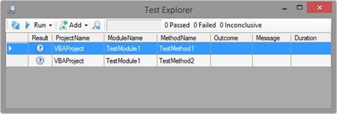How To Setup A Unit Test In Vba Excel Macro Stack Overflow