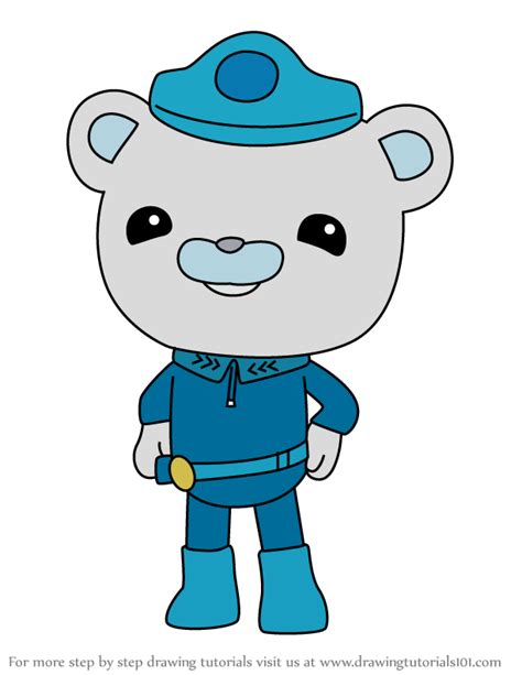 How To Draw Captain Barnacles From Octonauts Octonauts Step By Step