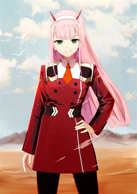 Zero Two Darling In The Franxx Image Zerochan Anime Image Board