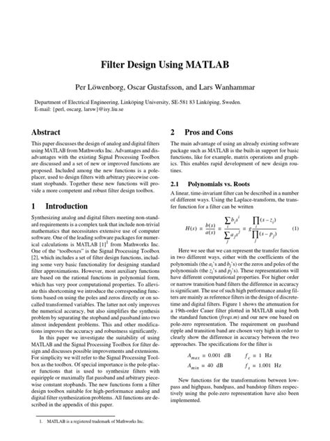 79e4150642f1ebef36 pdf pdf low pass filter algorithms