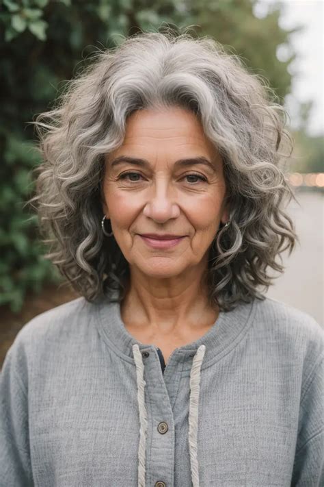 Trendy Gray Hairstyles For Women Over 70