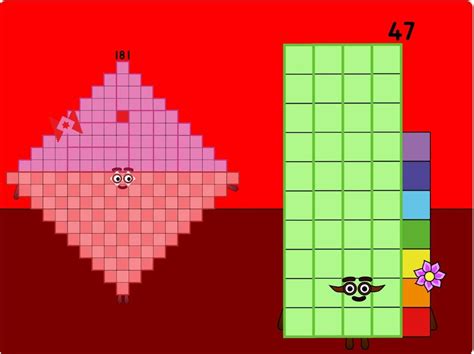 Numberblocks 181 And 47 By Jeanpaulfelix On Deviantart