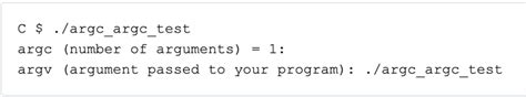 Hands On C Argc And Argv From Main Function Explained Devcentral