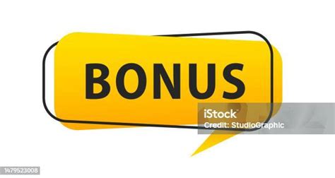 보너스 종이 접기 스타일의 연설 거품 배너입니다 아울렛 텍스트가 있는 스티커 디자인 템플릿입니다 벡터 Eps 10 플랫 스타일 흰색 배경에 격리 벡터 그림 1위에 대한 스톡