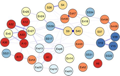 Network Composed Of The 40 Items From The Npi Details In Table 1