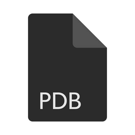 Pdb File Extension Format Icon Free Download