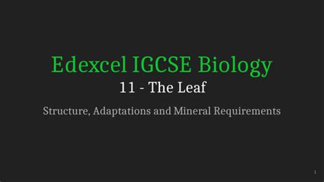 Edexcel IGCSE Double Award Science (Biology) Presentations - The Complete Course | Teaching ...