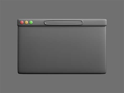 Web Browser Window Template Blank Screen Web Browser In Realistic Design Vector Illustration