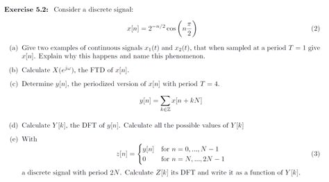 Exercise Consider A Discrete Chegg