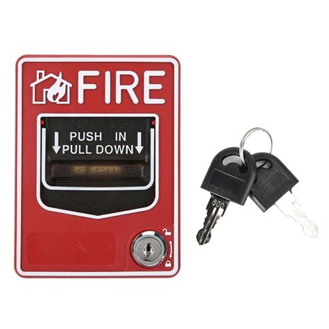 Kritne Fire Alarm Button Fire Alarm Call Point VDC Manual Multiple Wire System Safety Fire
