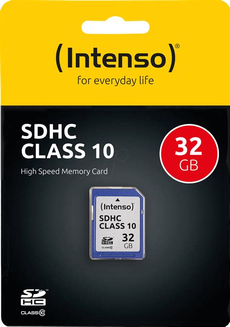 INTENSO 3411480: Carte SDHC 32 GB chez reichelt elektronik