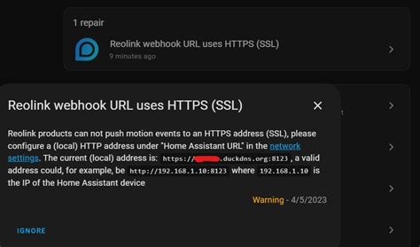 internal non ssl address while using duckdns with ssl r homeassistant