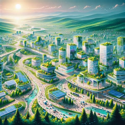 Green Prishtina 2050 Sustainable City Of Tomorrow Ai Art Generator Easy Peasyai