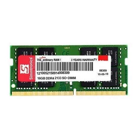 16gb Simmtronics Ram At Rs 2400 Piece Simmtronics Ram In New Delhi