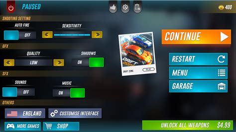 Shooting Game Ui On Behance
