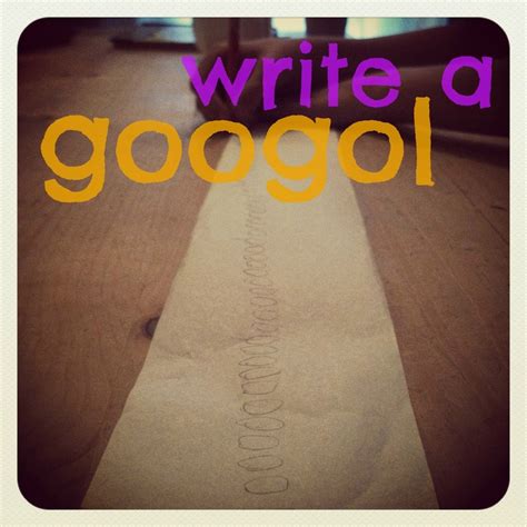 Write A Googol In Math Lab