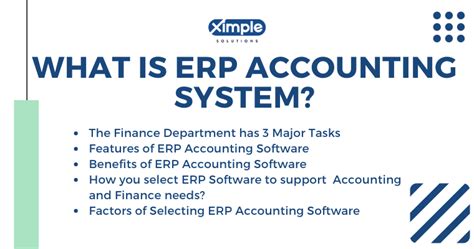 What Is ERP Accounting System A Guide To Accounting In ERP 2025