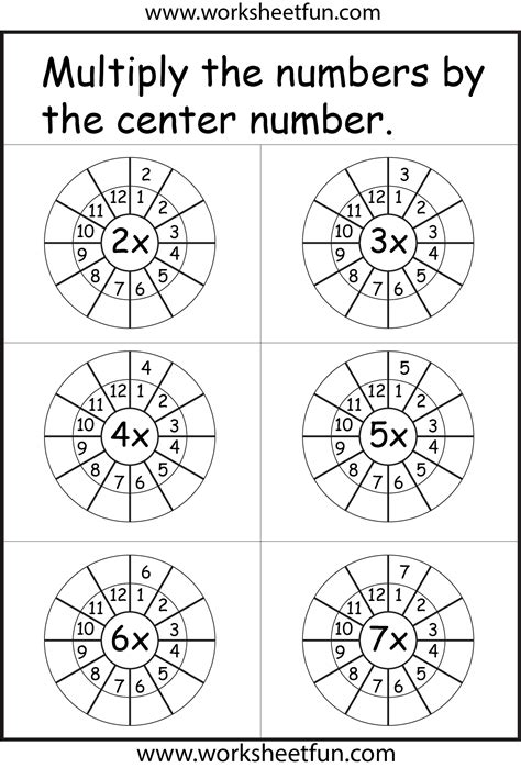 Printable Times Table Sheets Bernard