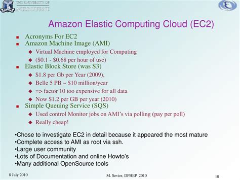 Ppt Belle And The Amazon Ec2 Cloud Powerpoint Presentation Free Download Id 4585367
