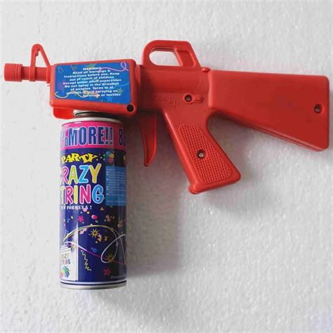 Best Selling Party String Toy Gun Silly Crazy Party Spray String Gun