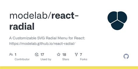 Github Modelabreact Radial A Customizable Svg Radial Menu For React