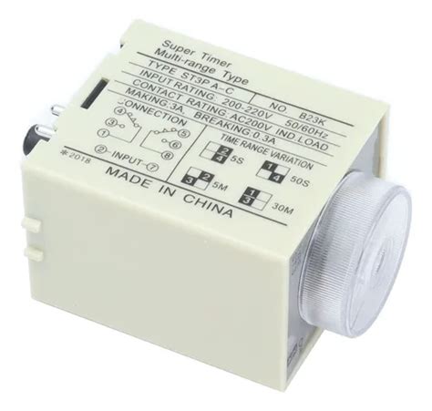 Time Relay Berm Adjustable Power On Timer Delay Accessory MercadoLivre