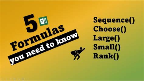 Excelvba Org On Linkedin 5 Formulas Which Will Make You Pro In Excel