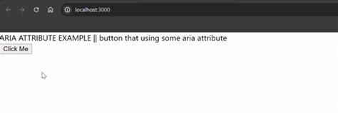 Aria Attributes In React Accessibility Geeksforgeeks