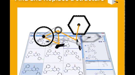 How To Find And Replace A Molecular Structure In A Datawarrior File Youtube