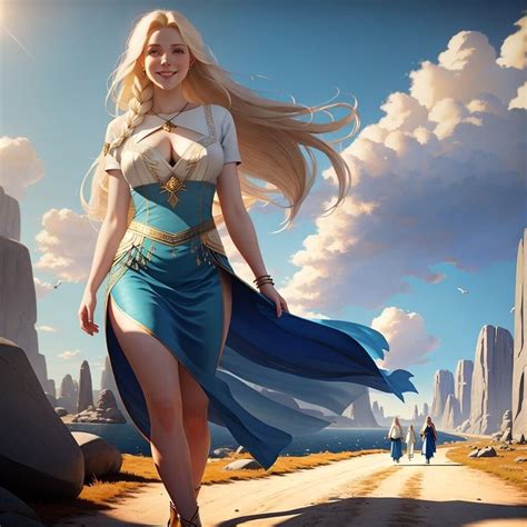 Gna And The Three Norns Wallentin76 In 2025 Norse Goddess Norse