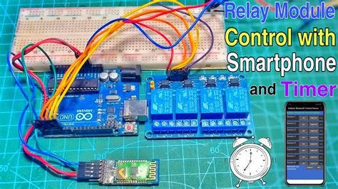 Relay Module Control With Timer Using Smartphone