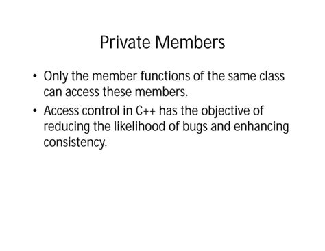 Access Specifiers Public Private Protected C Pdf