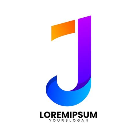 Vektor Desain Logo Huruf J Unduh Vektor Berkualitas Tinggi Gratis