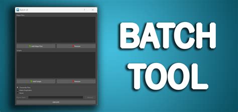Artstation Batch Script Maya Resources