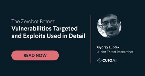 Ivar Beljaars On Linkedin The Zerobot Botnet Vulnerabilities Targeted
