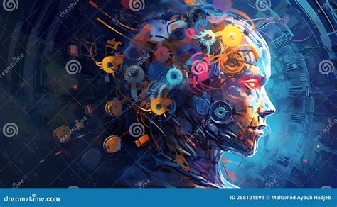 Innovative AI Nexus Abstract Fusion Of Neural Networks Stock Illustration Illustration Of
