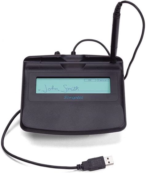 scriptel st1570 6ft 1x5 lcd backlit proscript signature