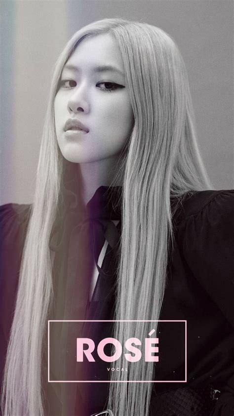 Downloaden Roseblackpink Mit Vokal Logo Wallpaper