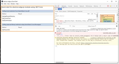 windows 10 error · issue 9 · agracio electron edge js quick start · github