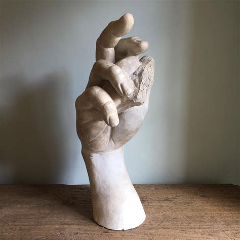 11 Scale Plaster Right Hand Of Michelangelos David At 1stdibs What