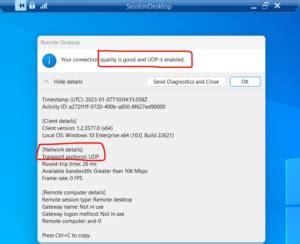 RDP ShortPath For Azure Virtual Desktop