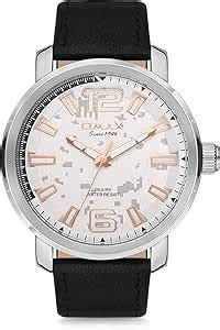 Omax Mens White Dial Pu Leather Band Watch Gx18p32o Amazonae Fashion