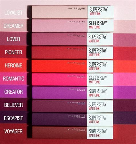 Super Stay Lipstick Shades Maybelline Superstay Matte Ink Colors