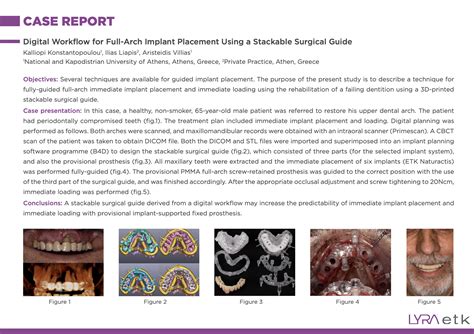 Digital Workflow For Full Arch Implant Placement Lyra Etk Digital Workflow For Full Arch Implant Placement Lyra Etk