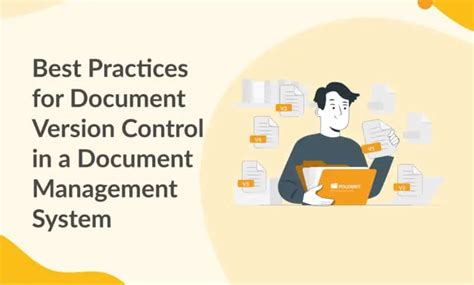 best practices for document version control in a document management