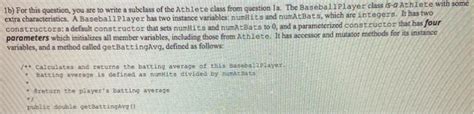 solved 16 for this question you are to write a subclass of