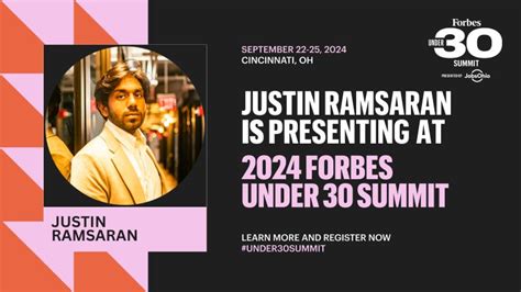 Justin Ramsaran On Linkedin Startups Experiences Healthcare Data Forbes Under30summit